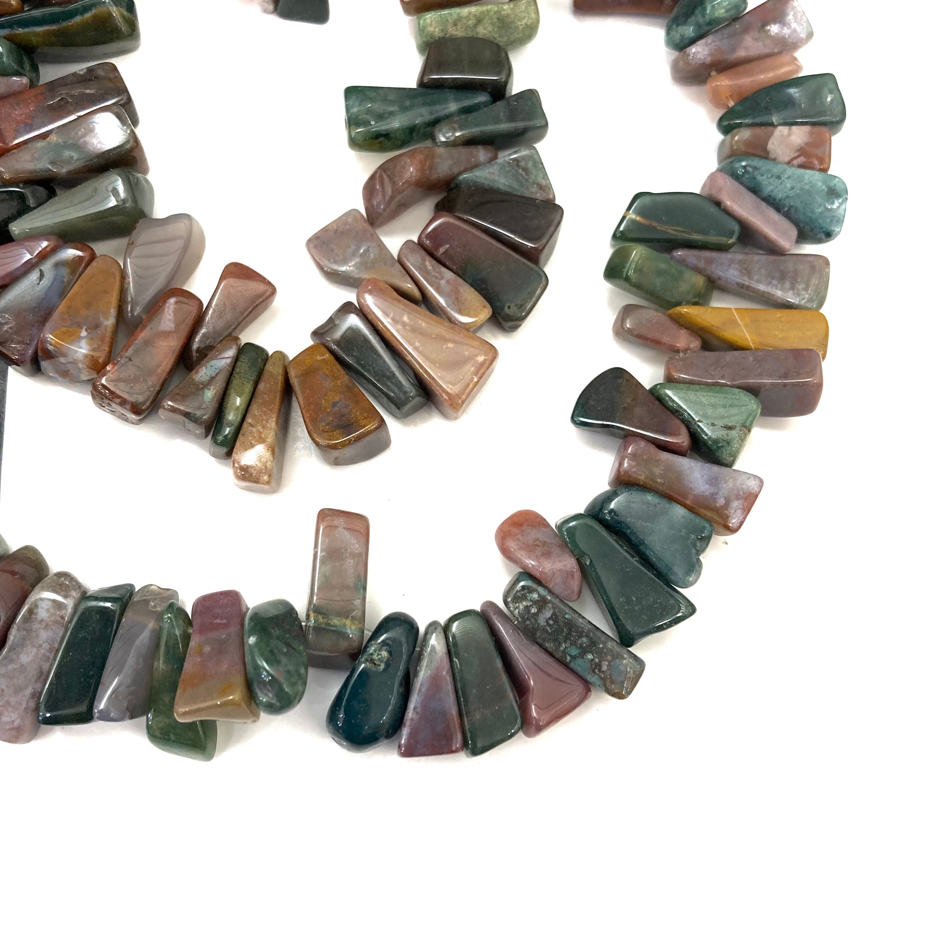 PIEDRA DE DISEÑO | AGATA DE LA INDIA | DAGA IRREGULAR TRIANGULAR | 10X ...