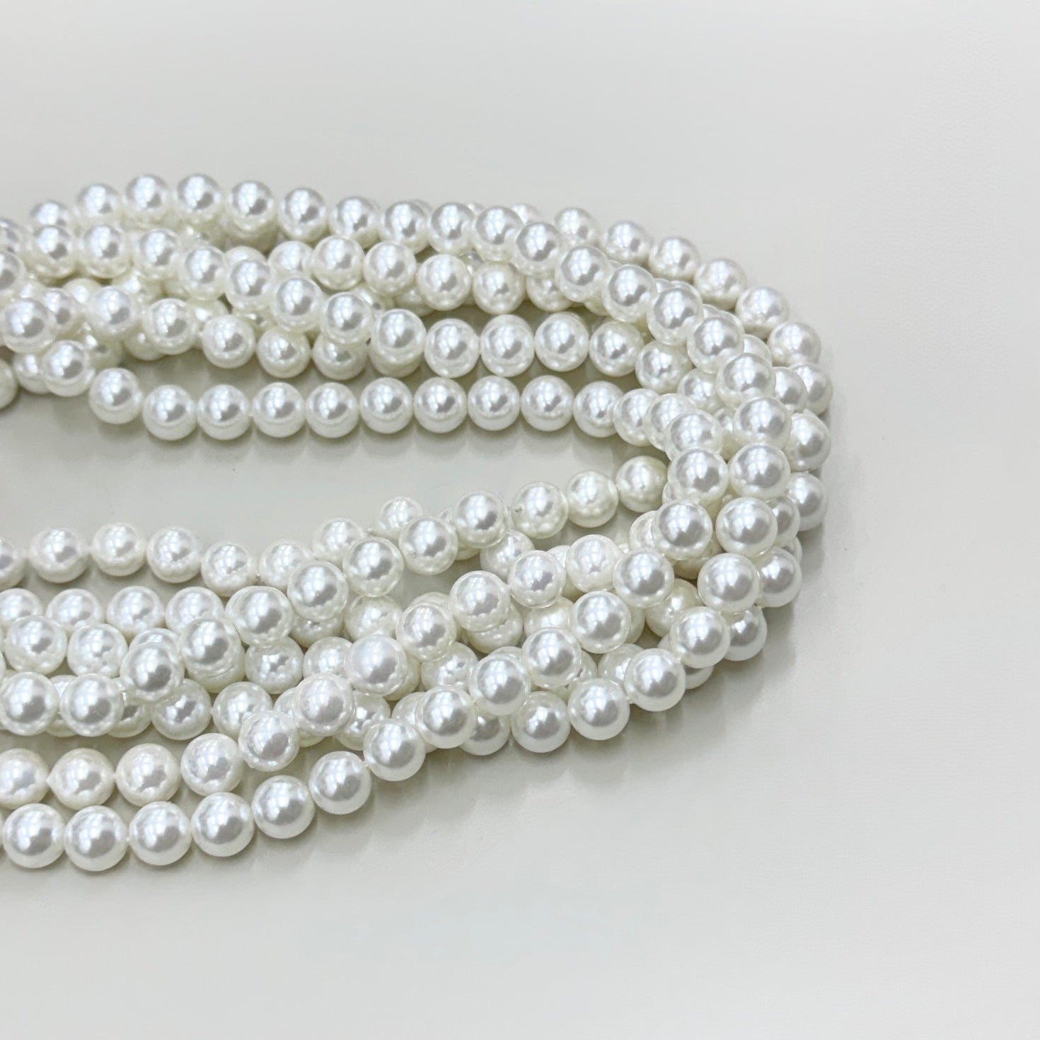 PERLA SHELL | 8MM | BLANCO
