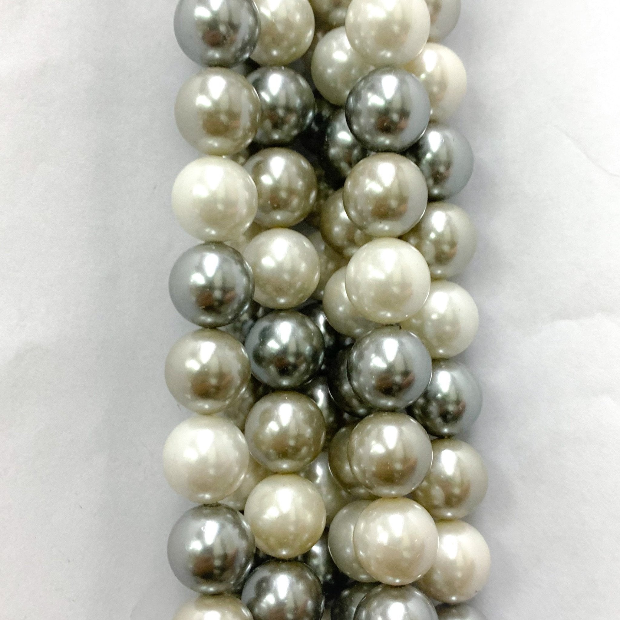 PERLA SHELL | 12MM | MIX GRIS DEGRADÉ (7-21U)