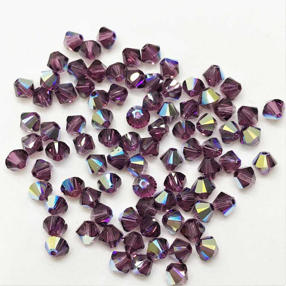 Bead Swarovski Crystals | 4mm | C1 SmT #204 | 25u | Morado
