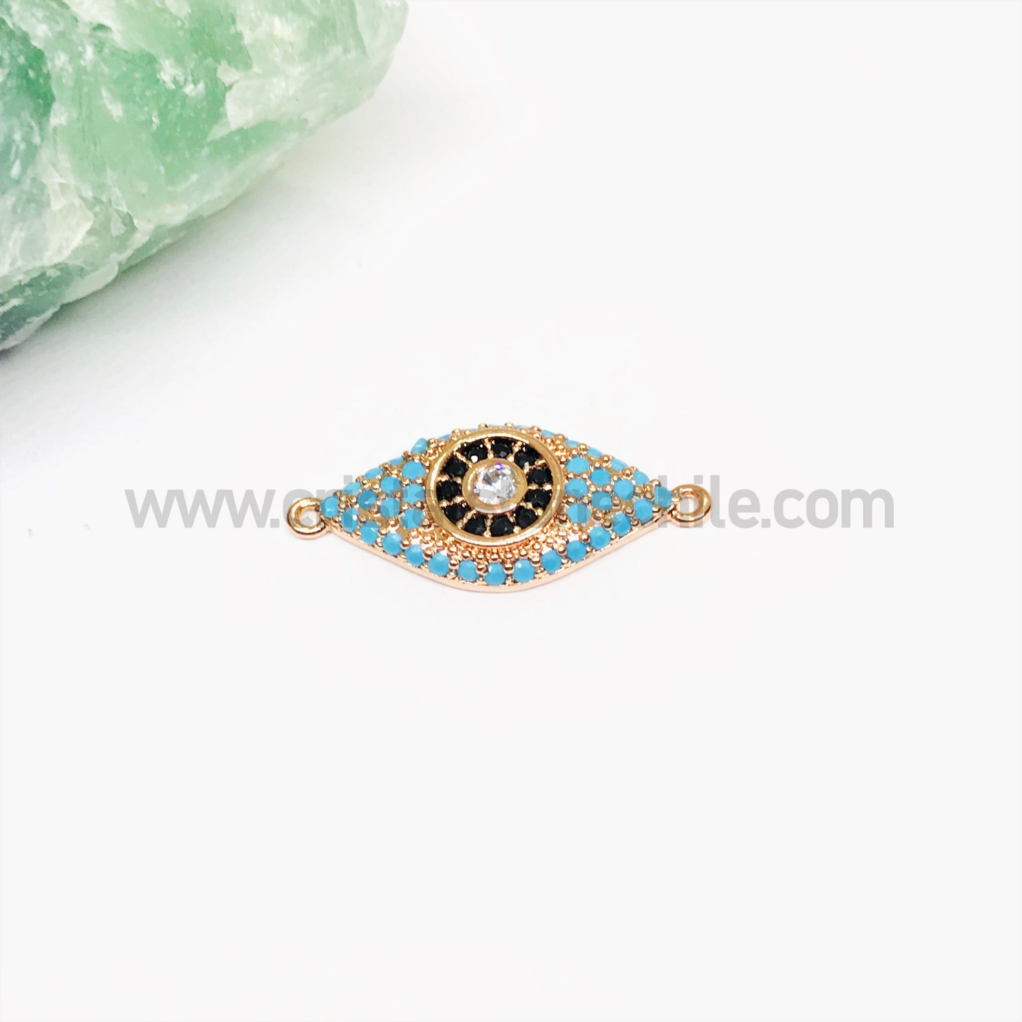 CONECTOR OJO TURCO | 20X10MM-1UND | GOLDROSE (C2)